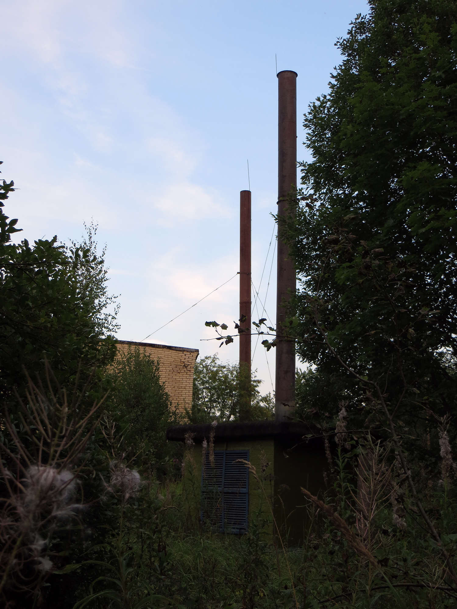 Boiler and cooling tower