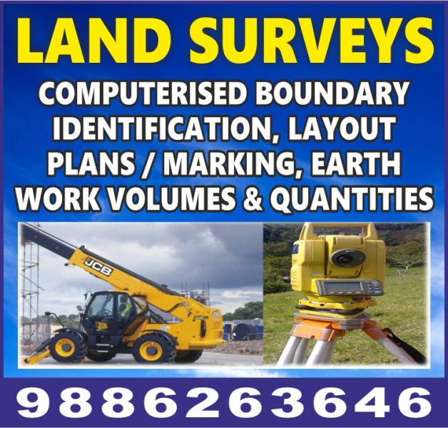 LAND SURVEYORS, COLUMNS AND FOOTINGS MARKING, APPARTMENTS, VILLAS ...