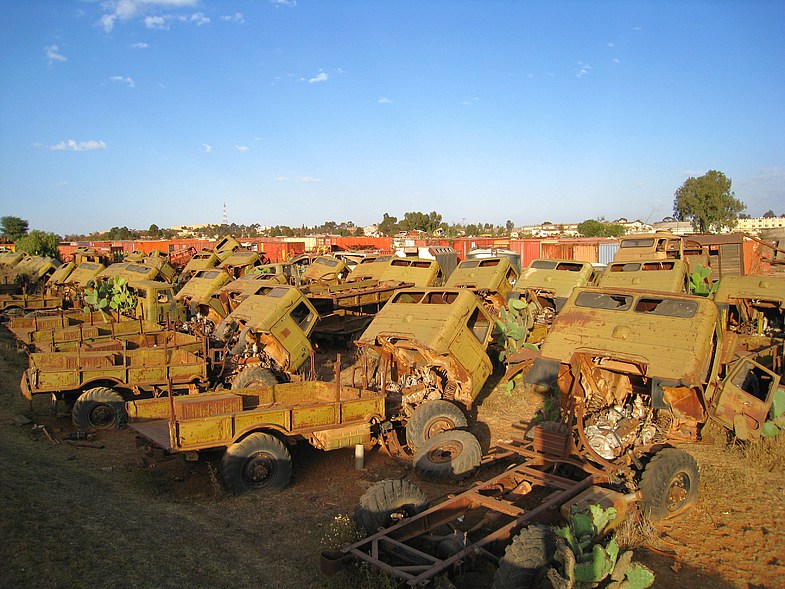 Military junkyard - Asmara
