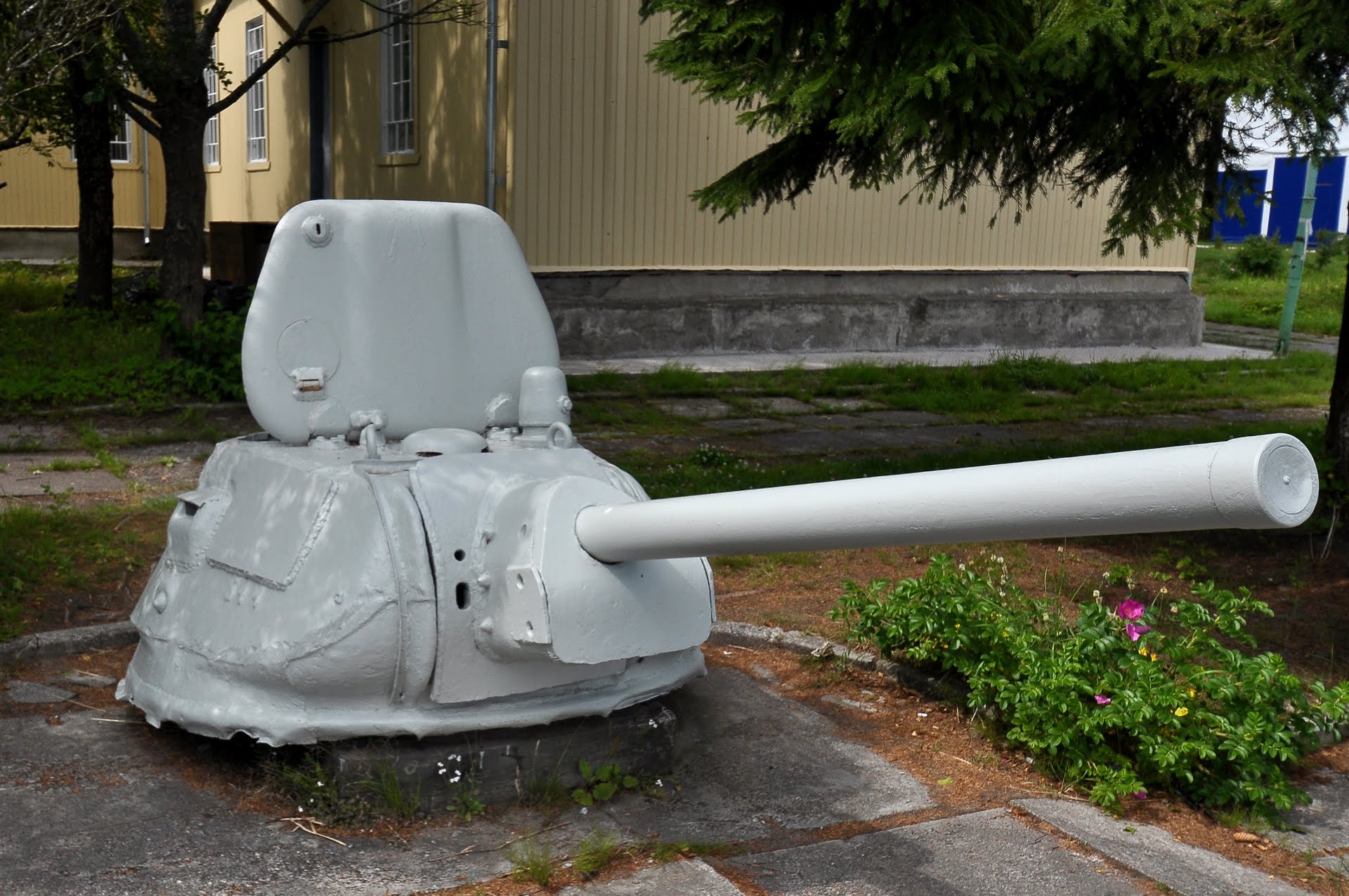 T-34 tank turret of armored boats