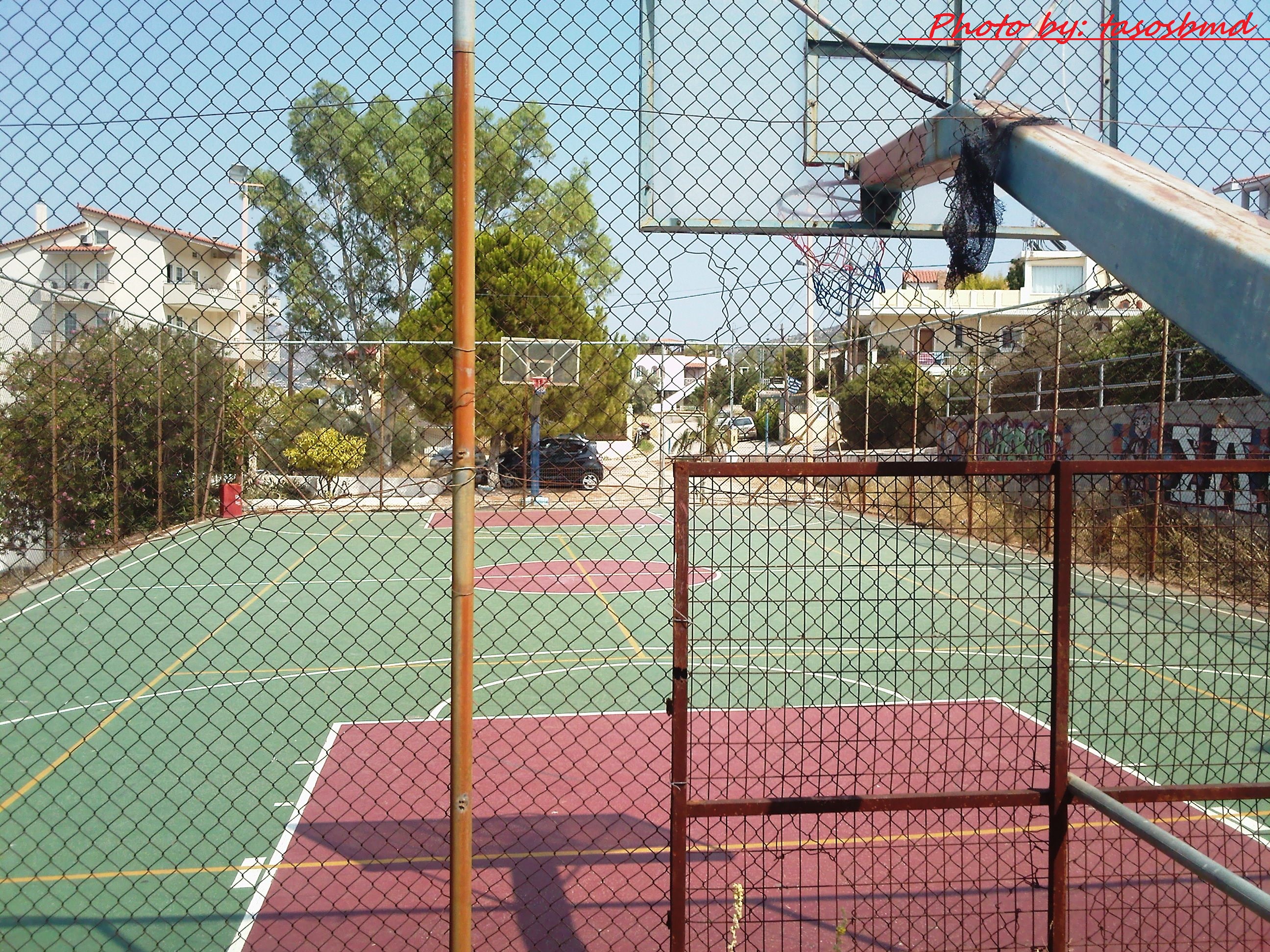 γήπεδο ΜΠΑΣΚΕΤ - Αιάντειο Σαλαμίνας | γήπεδο καλαθοσφαίρισης