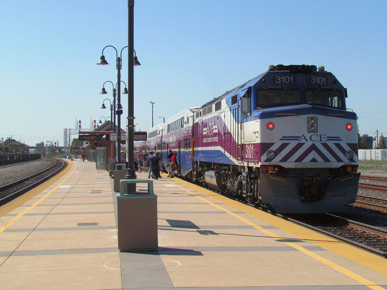 Santa Clara Caltrain Station - Santa Clara, California