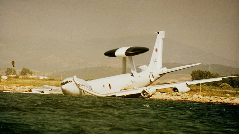 NATO E-3A Sentry AWACS crash site