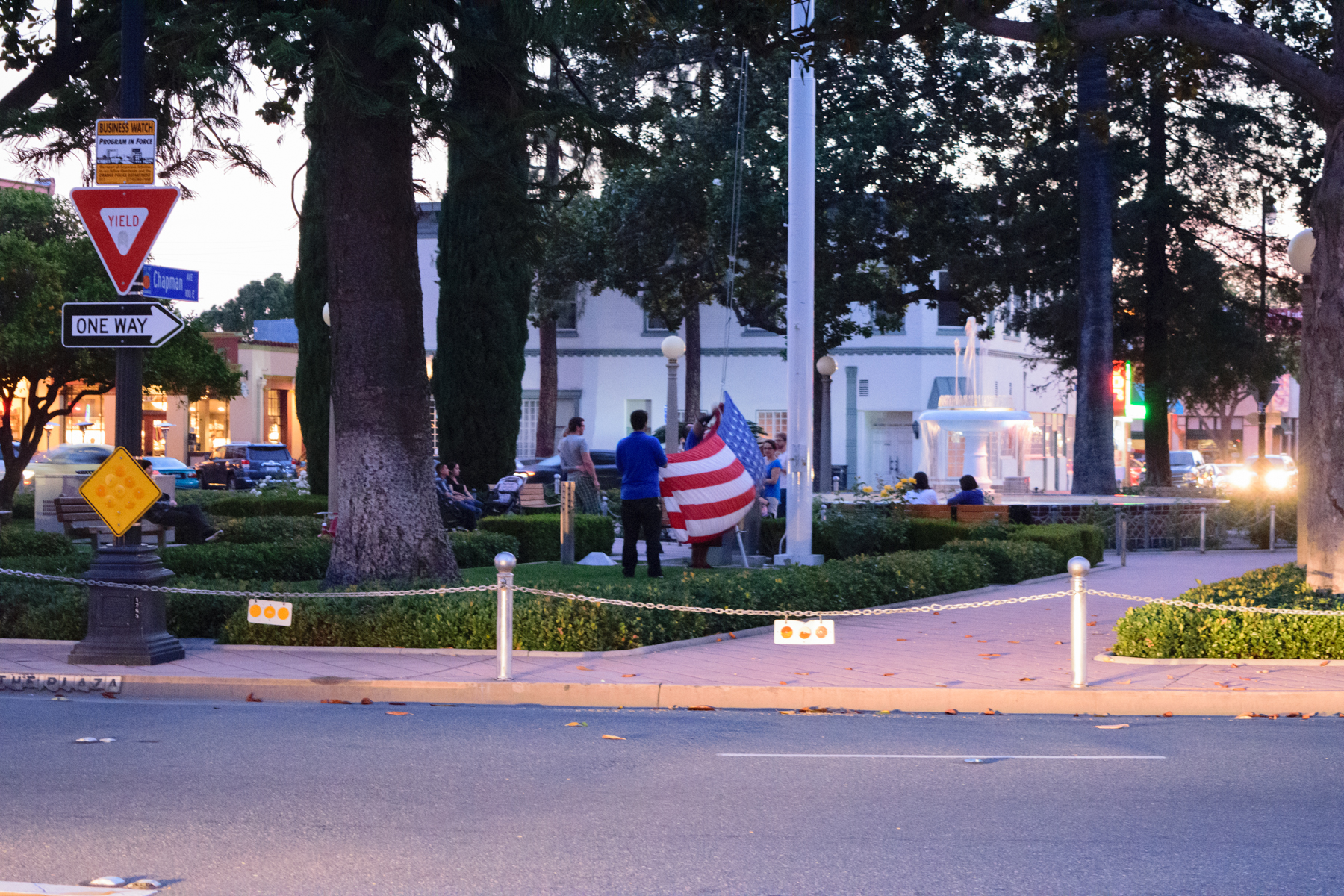The Orange Plaza - "The Circle." - Orange, California