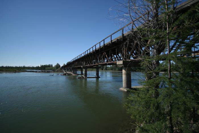 The Bridge over Indigirka river | road bridge