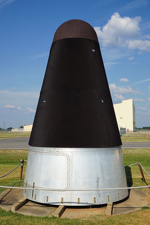 SM-68B Titan II RV nose cone | missile on display
