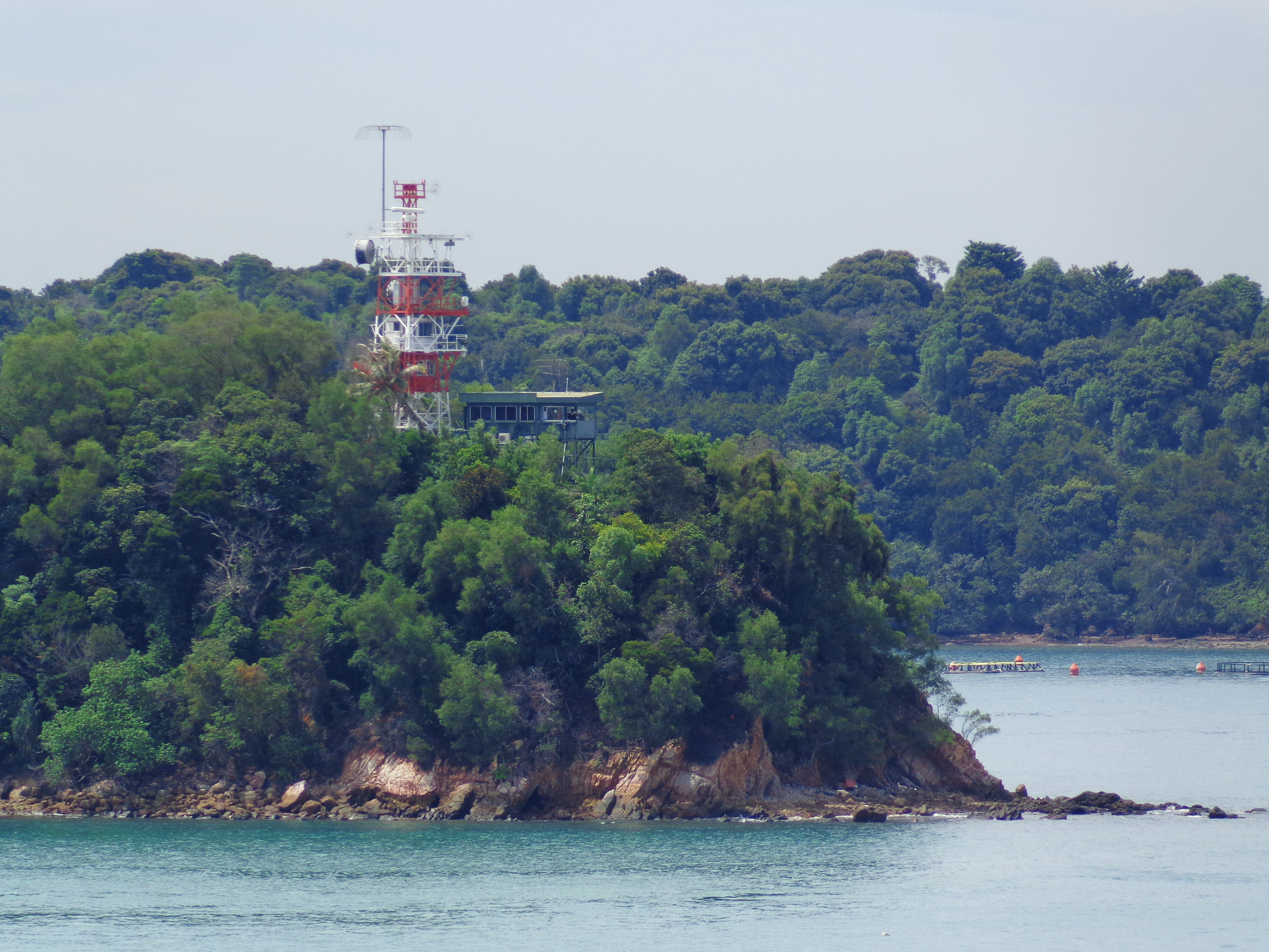 Pulau Sakijang Bendera radar tower - Republic of Singapore