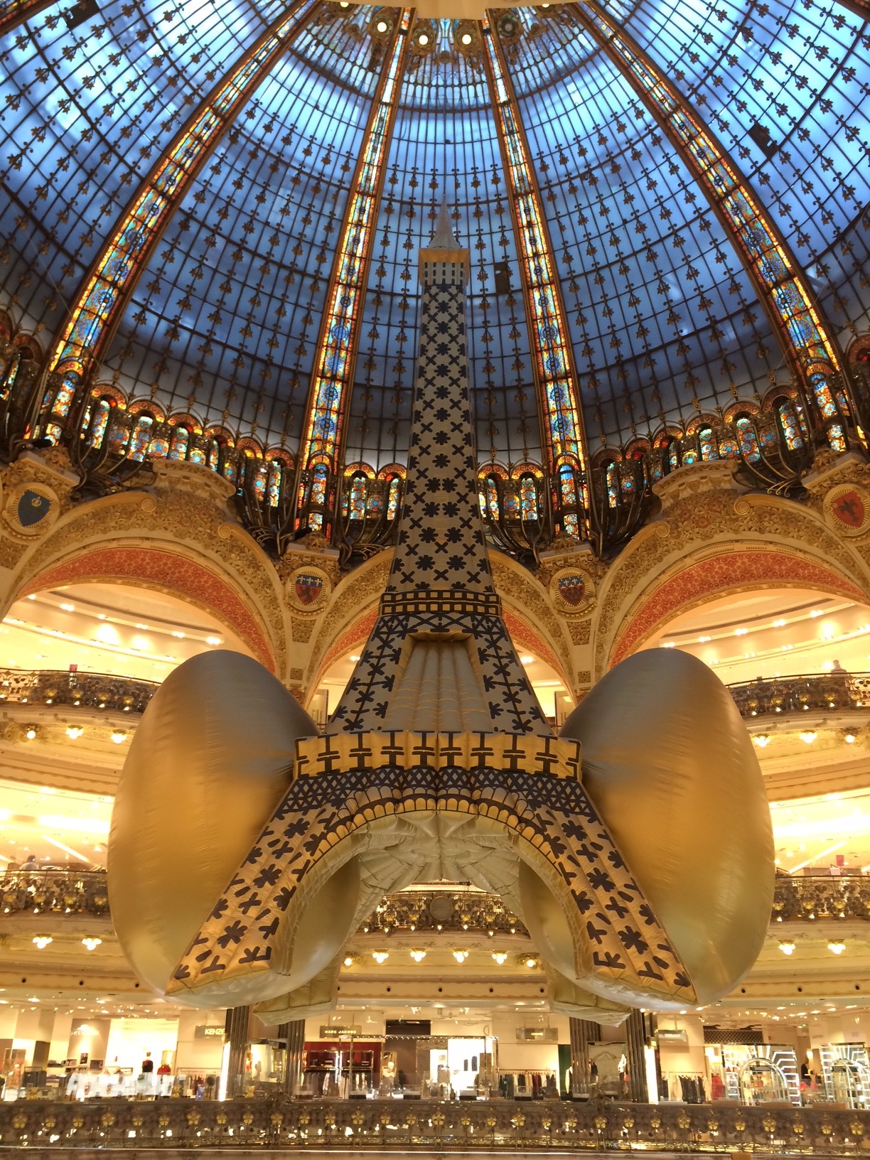 Galeries Lafayette dome - Paris | interesting place