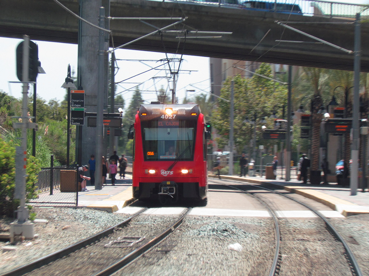 Grossmont Trolley Station - La Mesa, California