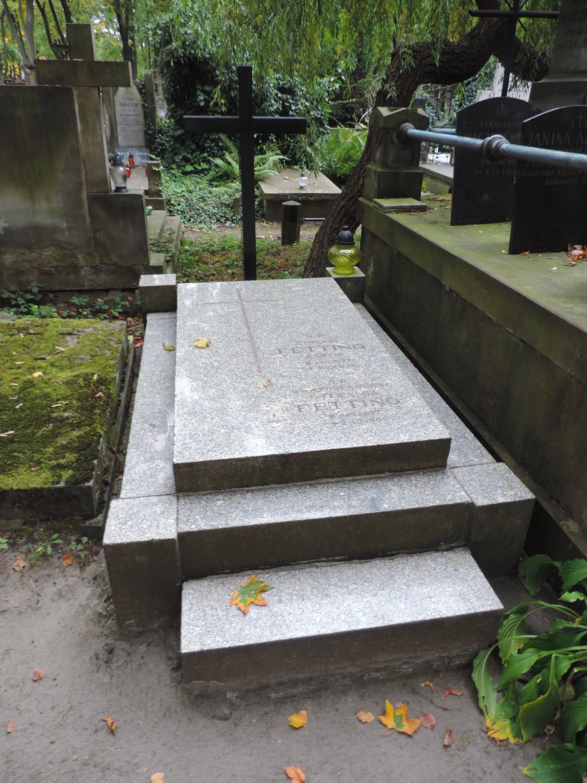 The tomb of Edmund Fetting - Warsaw