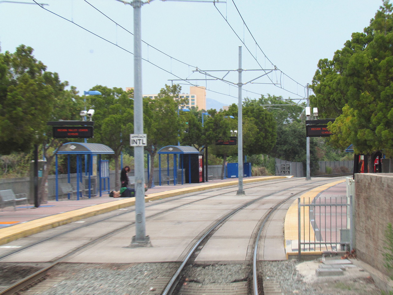 Mission Valley Center Trolley Station - San Diego, California