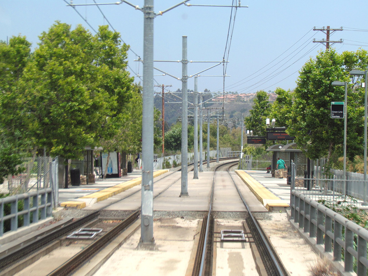 Fenton Parkway Trolley Station | light rail station, metro station