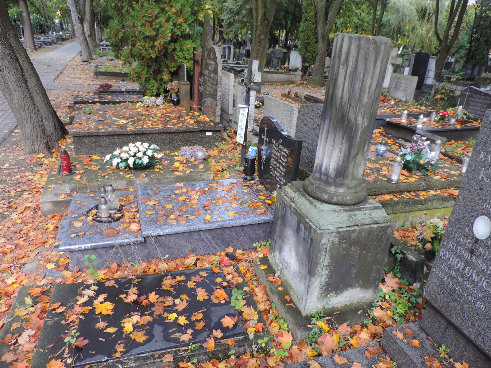 The grave of Wiktorek Wąsik - Warsaw