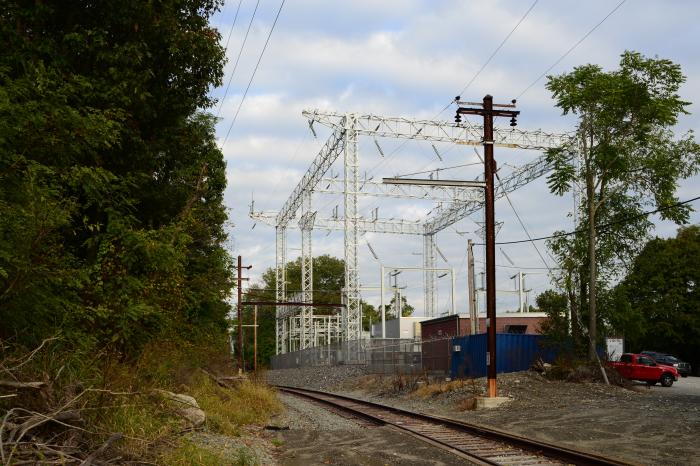 Lenni Rail Substation | railway, electrical sub-station, railway ...
