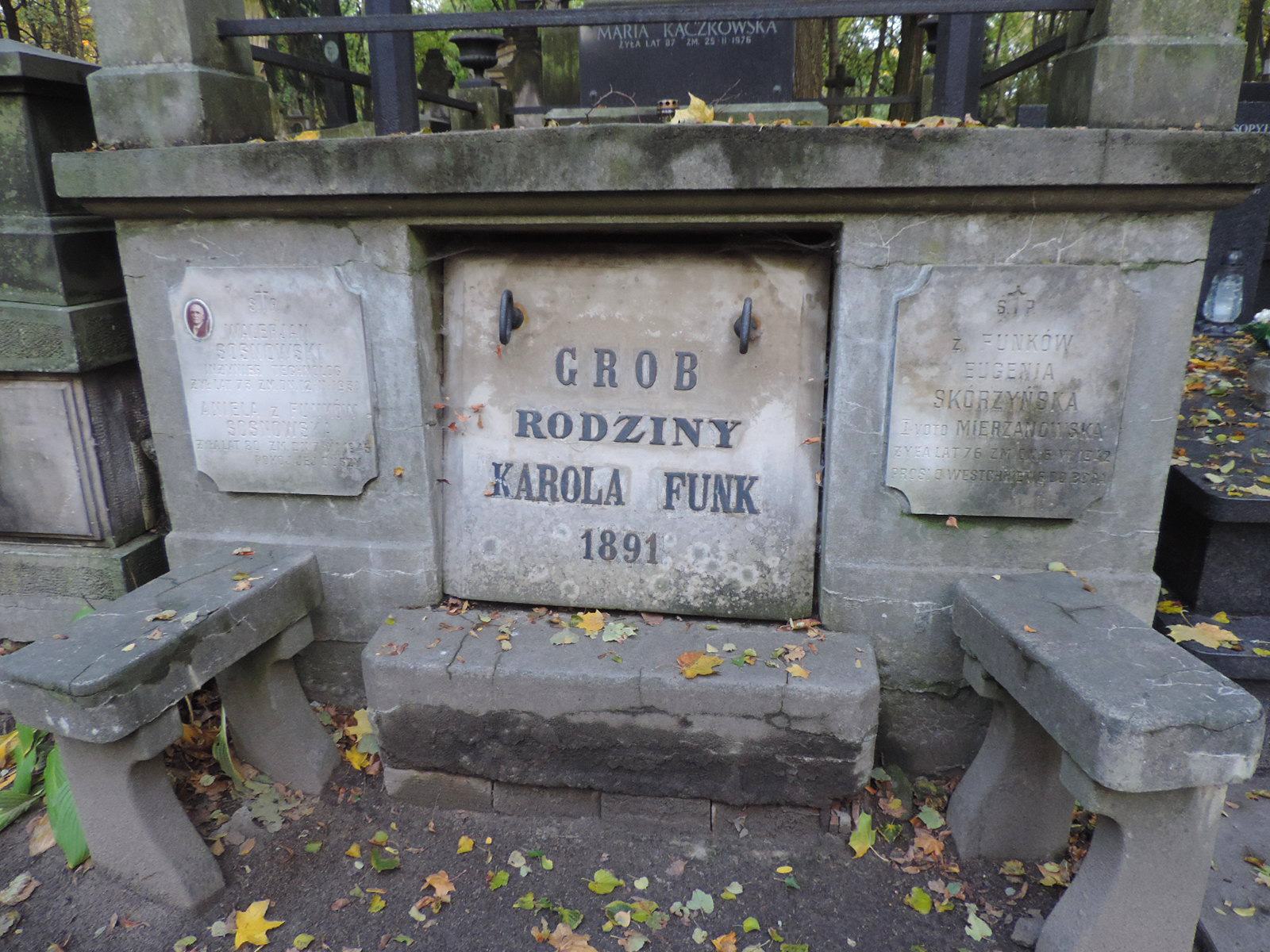 The tomb of Funk family - Warsaw | sculpture, grave