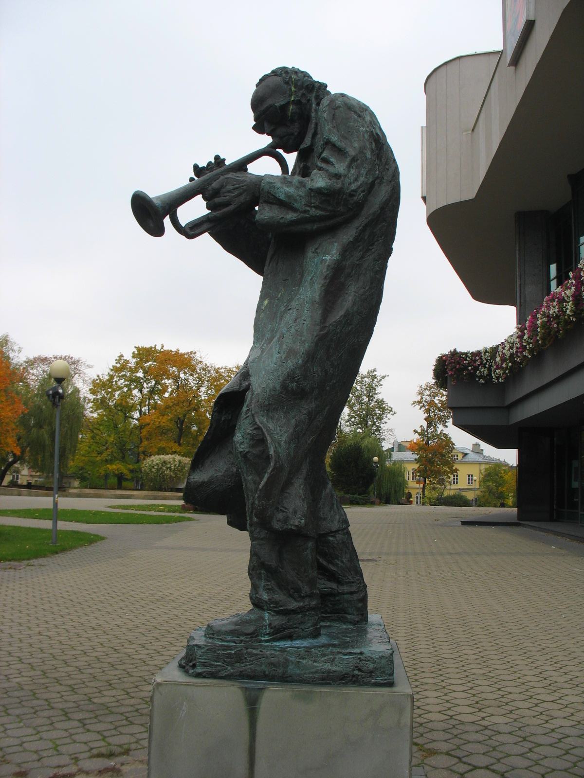 Miles Davis statue - Kielce