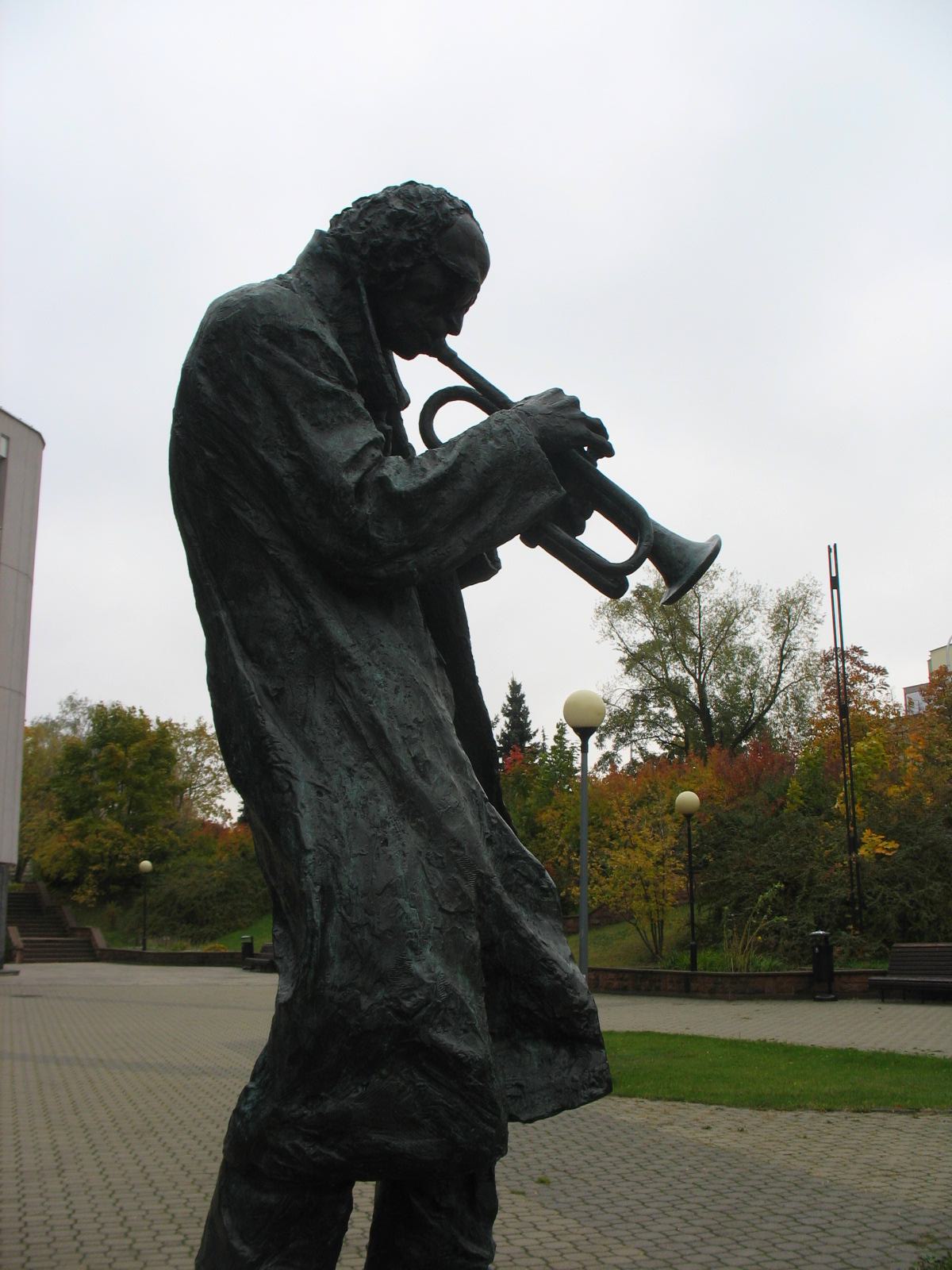 Miles Davis statue - Kielce