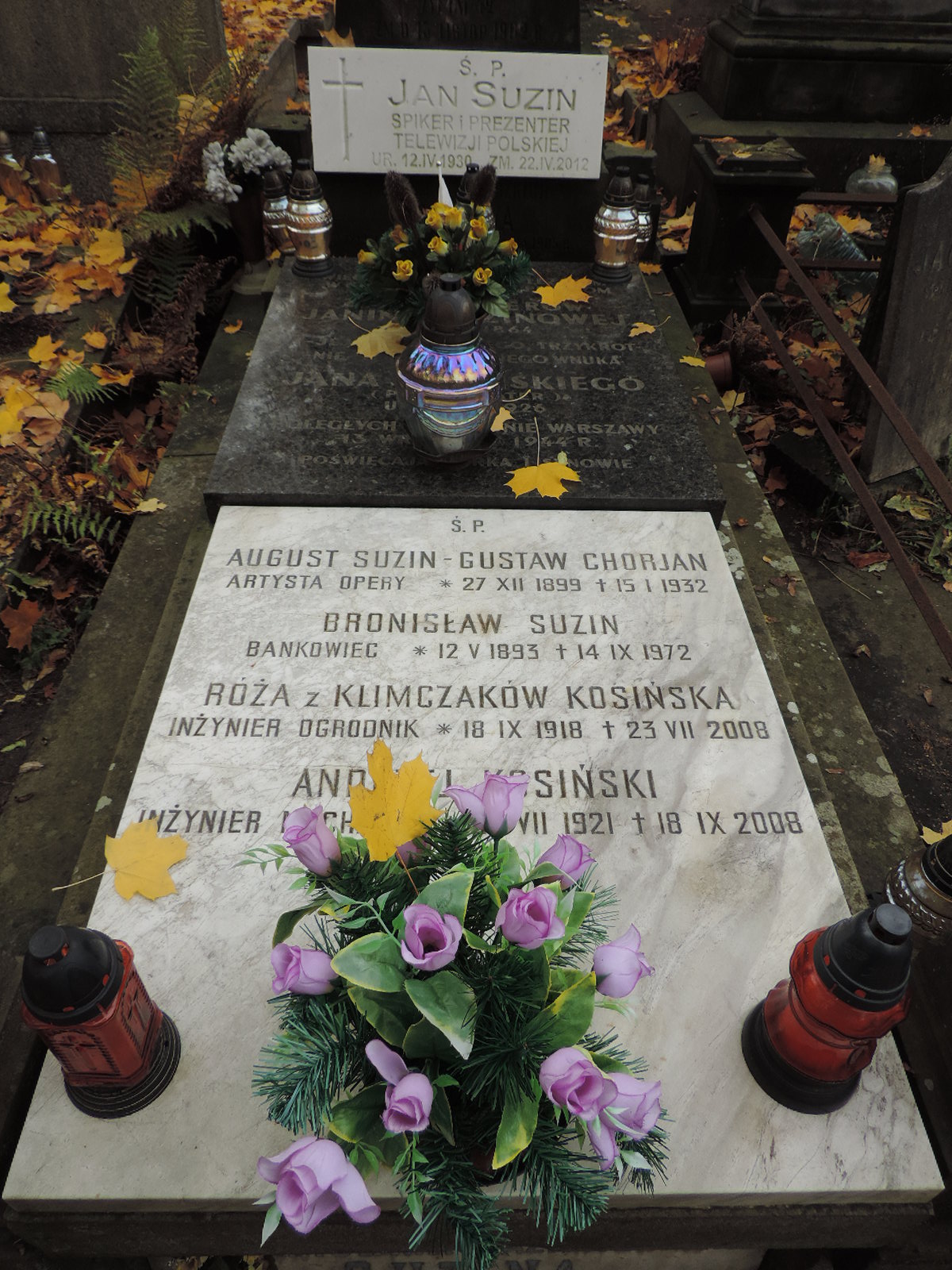 The tomb of Jan Suzin - Warsaw