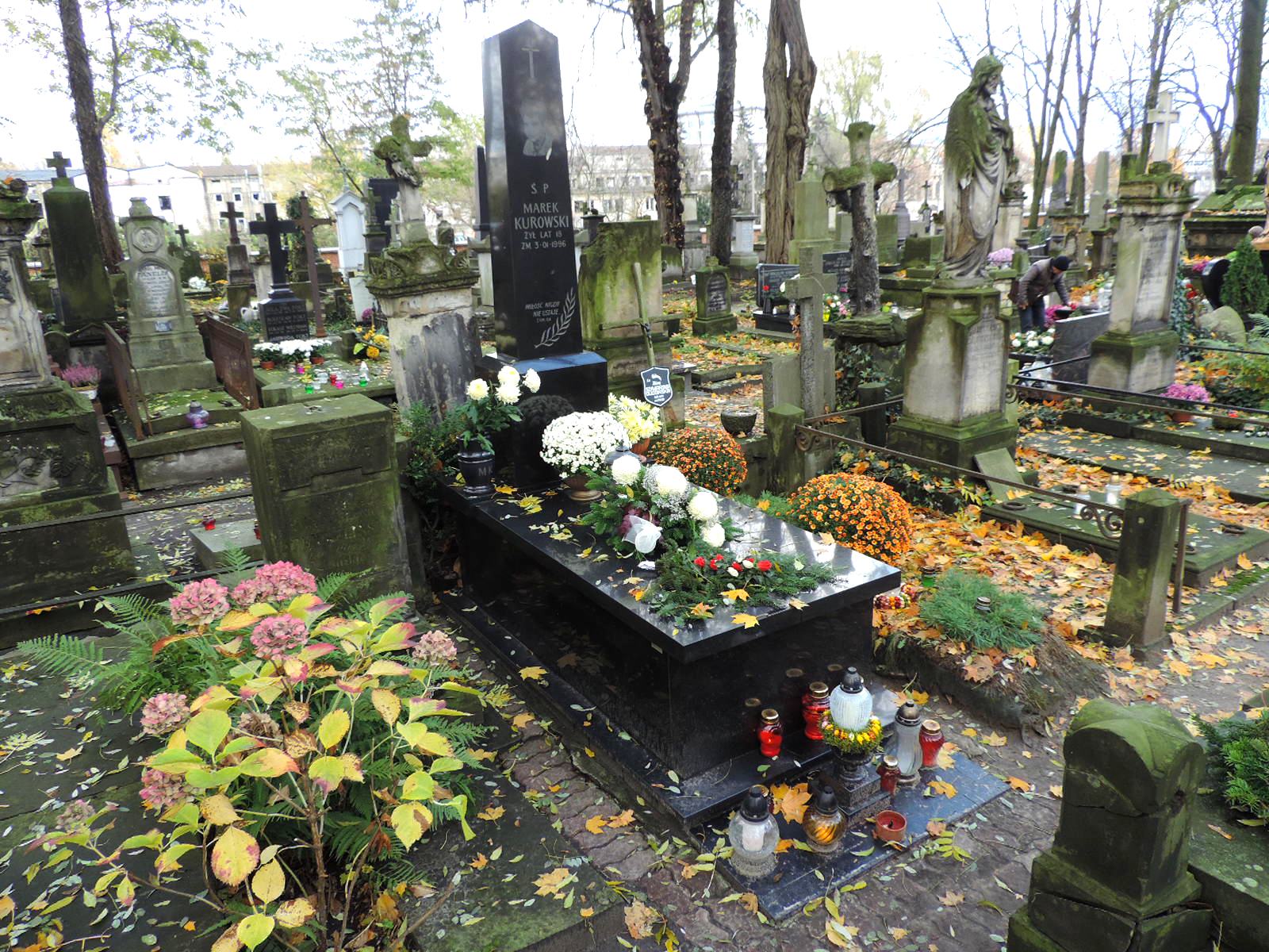 The tomb of Marek Kurowski - Warsaw