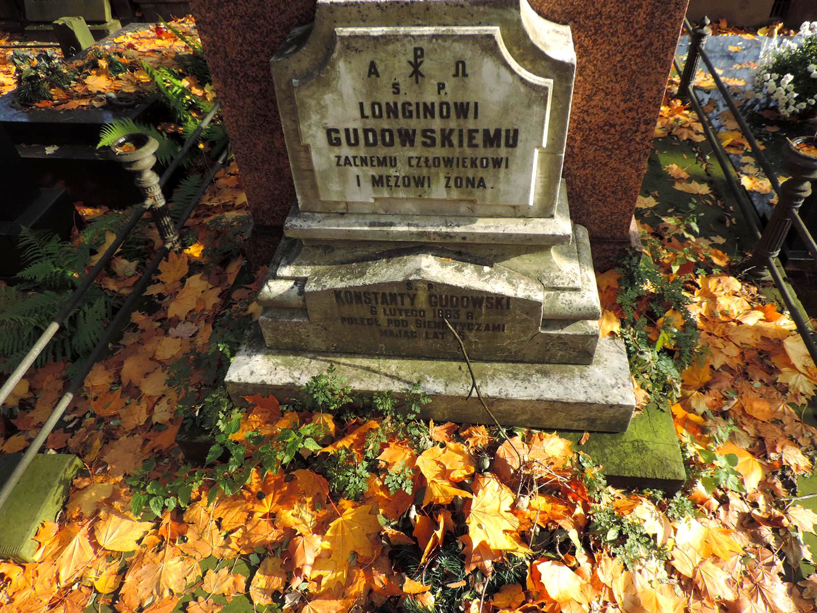 The grave of Konstanty Gudowski - Warsaw