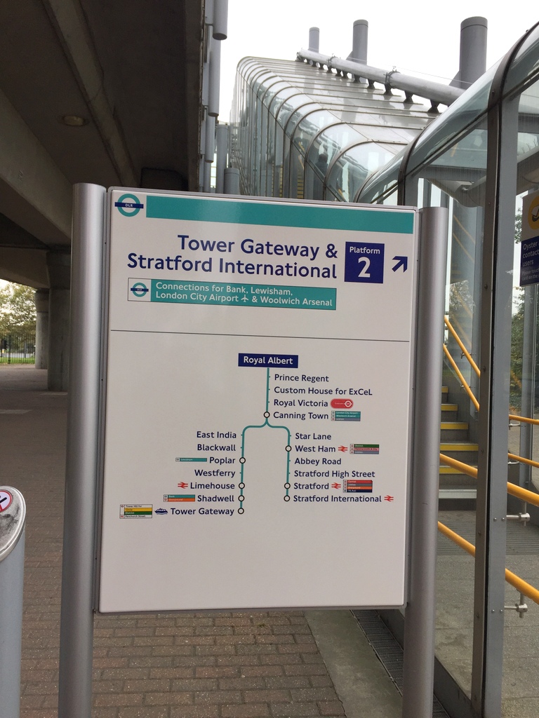 Royal Albert DLR station - London