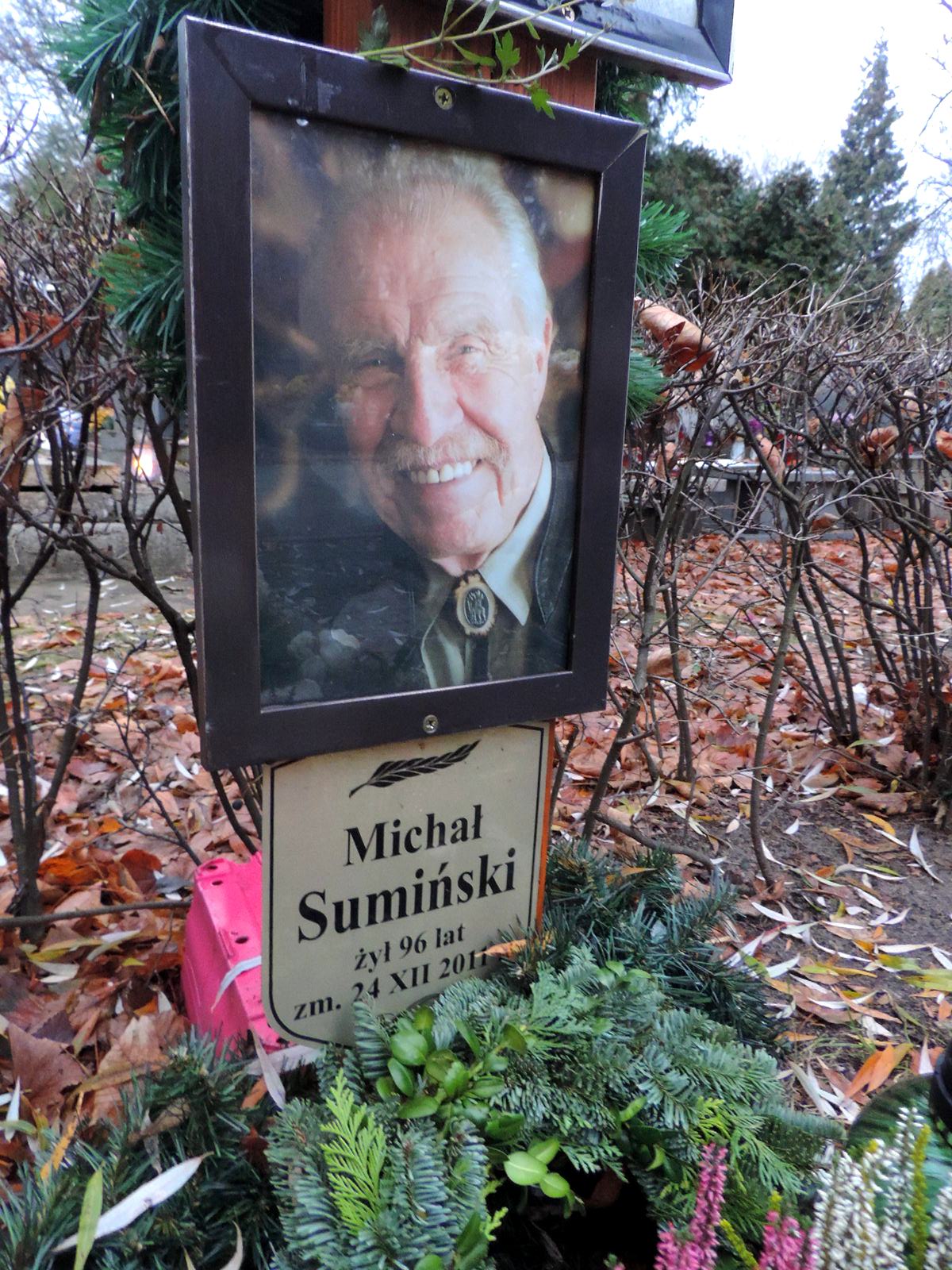 The grave of Michał Sumiński - Warsaw