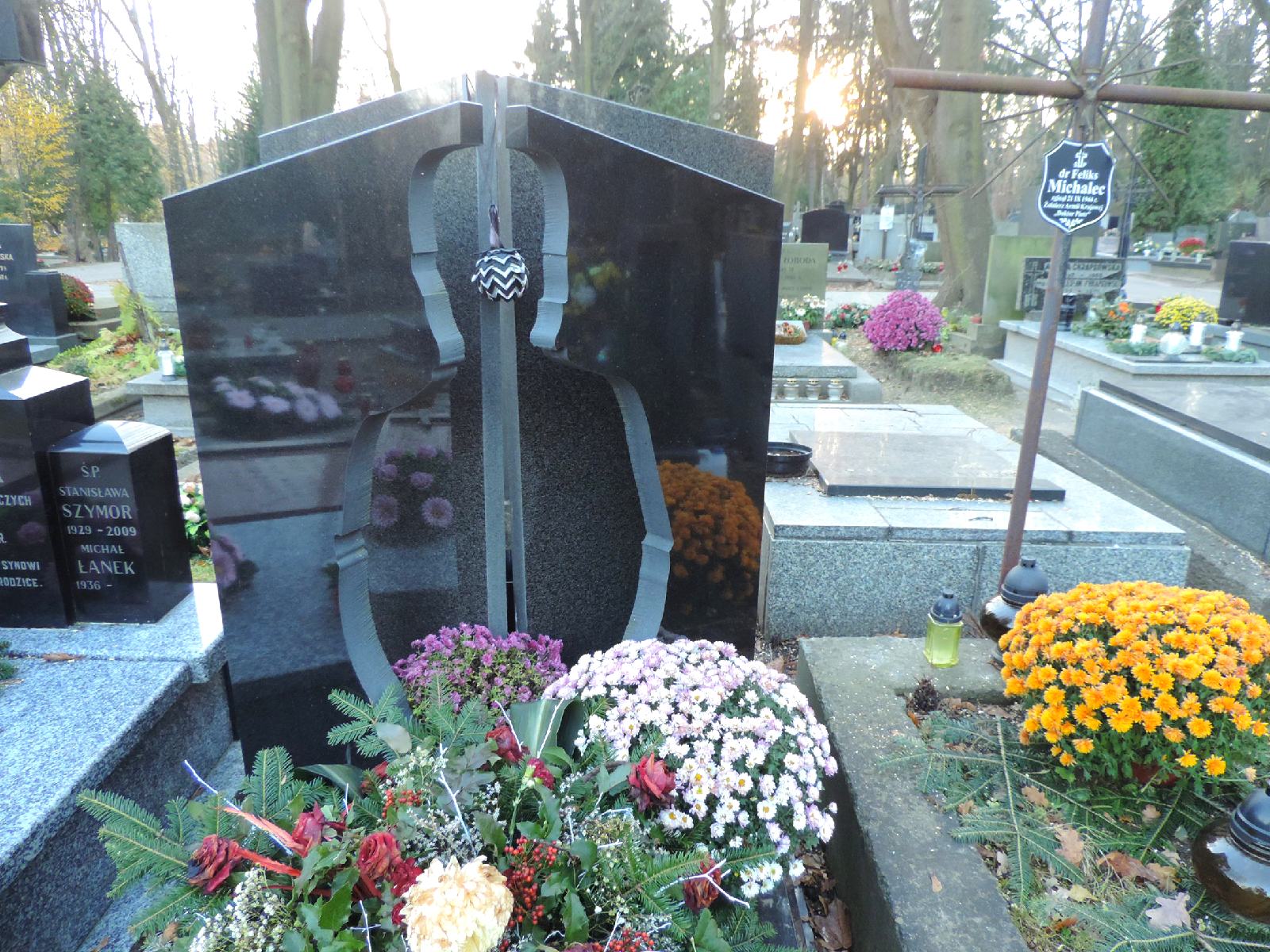 The tomb of Grzegorz Ciechowski - Warsaw