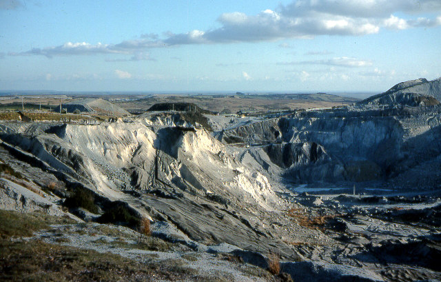 Lee Moor China Clay Workings | industrial area, geography