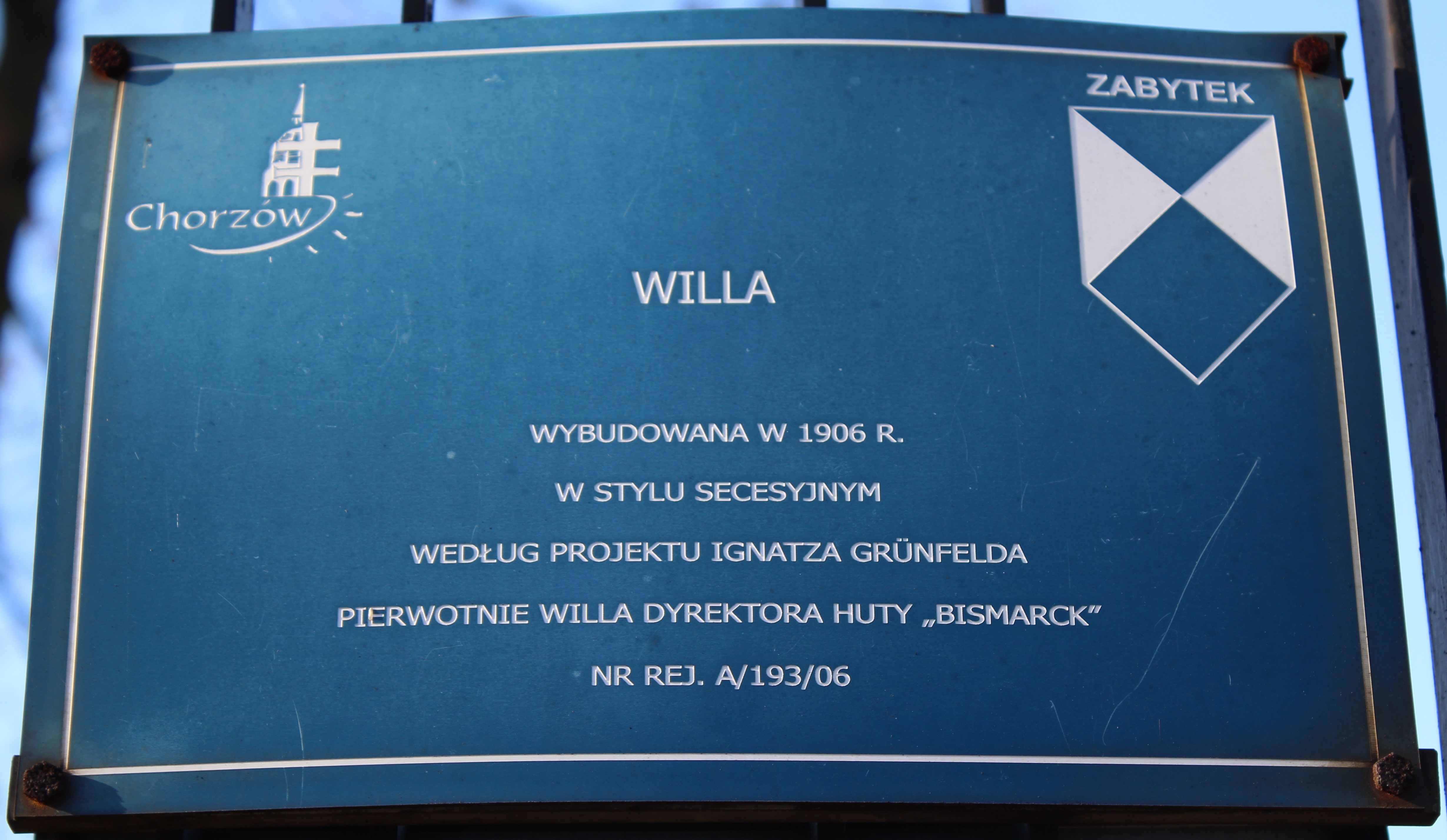 Zabytkowa willa - Chorzów