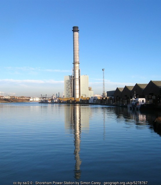 Shoreham Power Station - Hove | 2000_construction, thermal power station