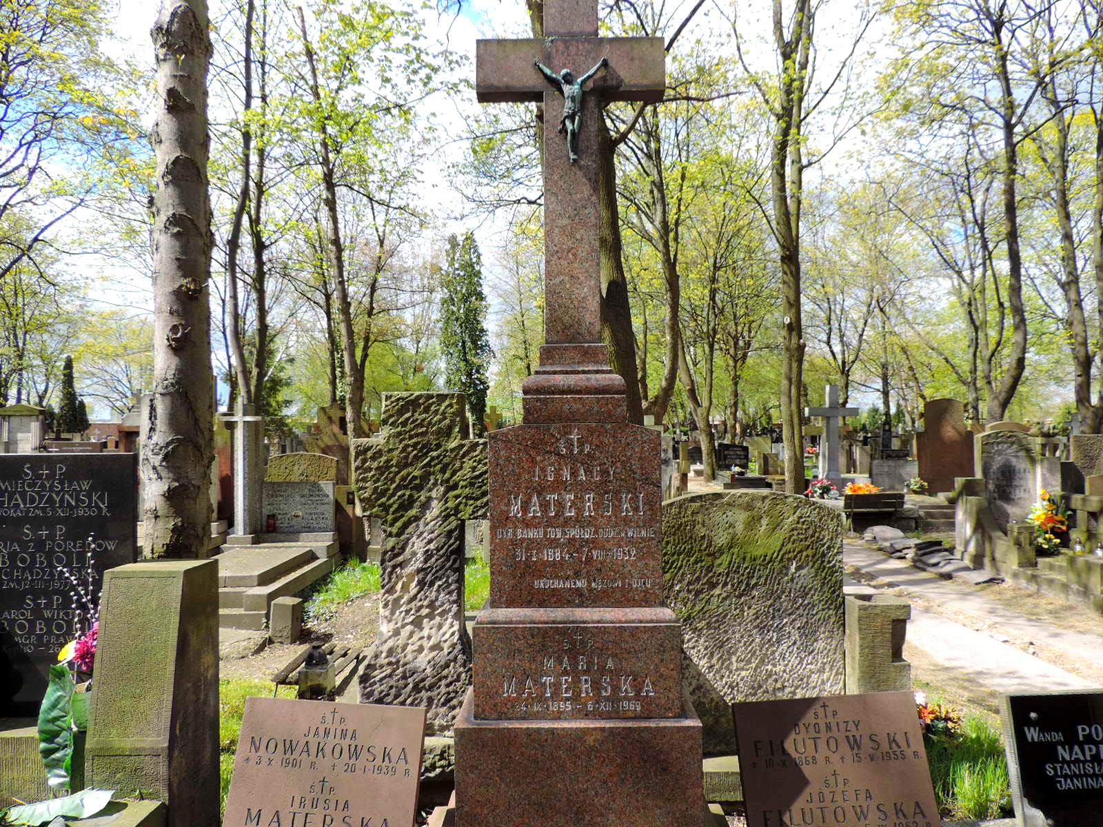 The grave of Ignacy Materski - Warsaw