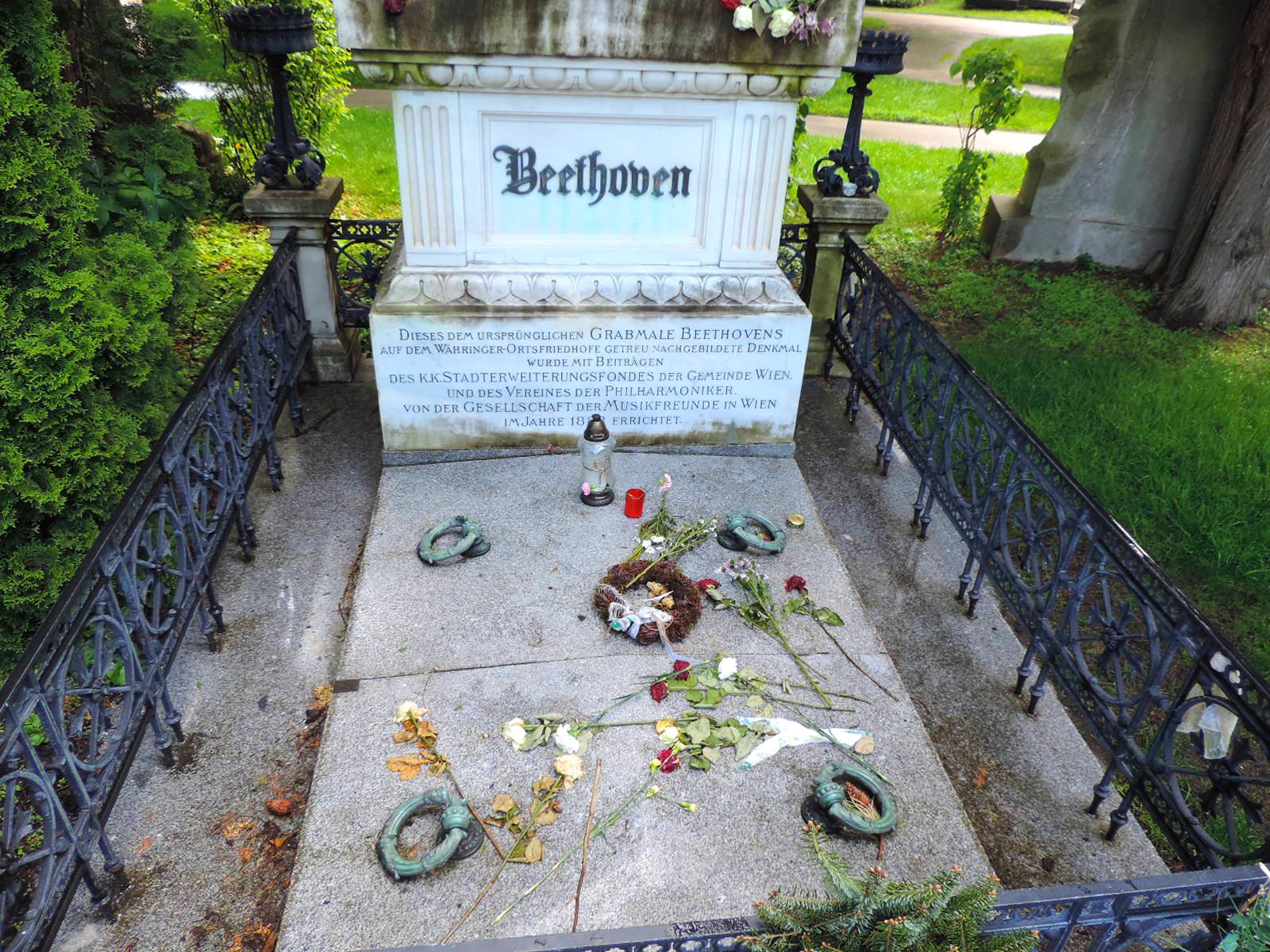 The grave of Ludwig van Beethoven - Vienna