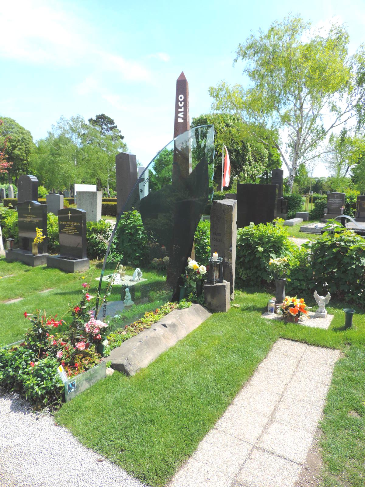 The grave of Falco - Vienna