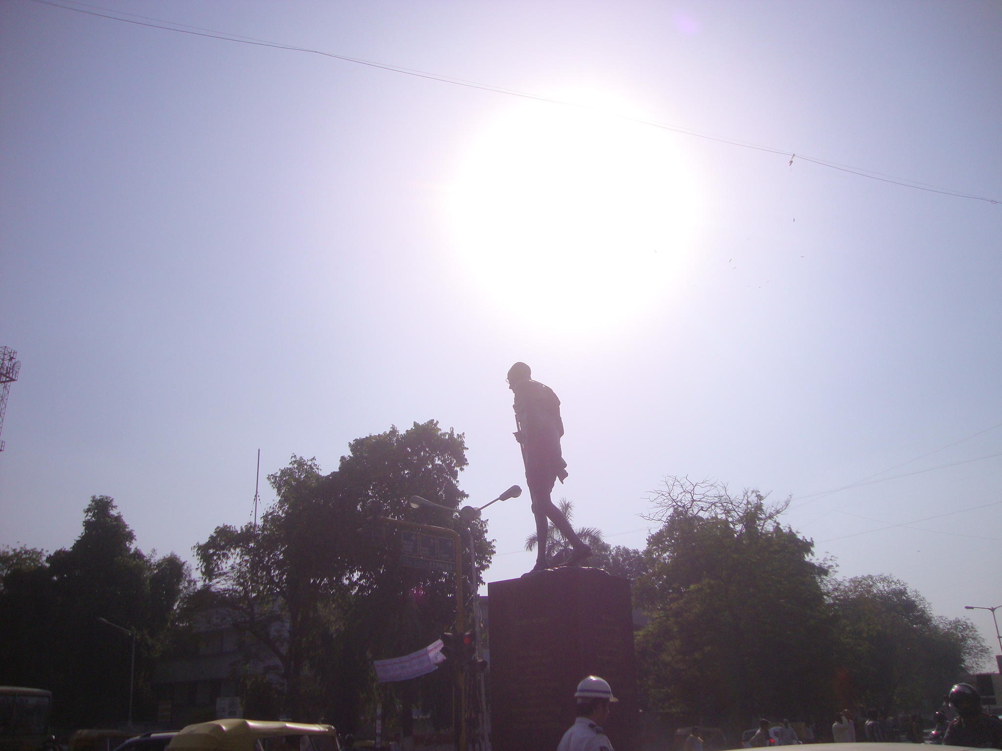 Mahatma Gandhi Statue Circle near Income Tax Office - Ahmedabad