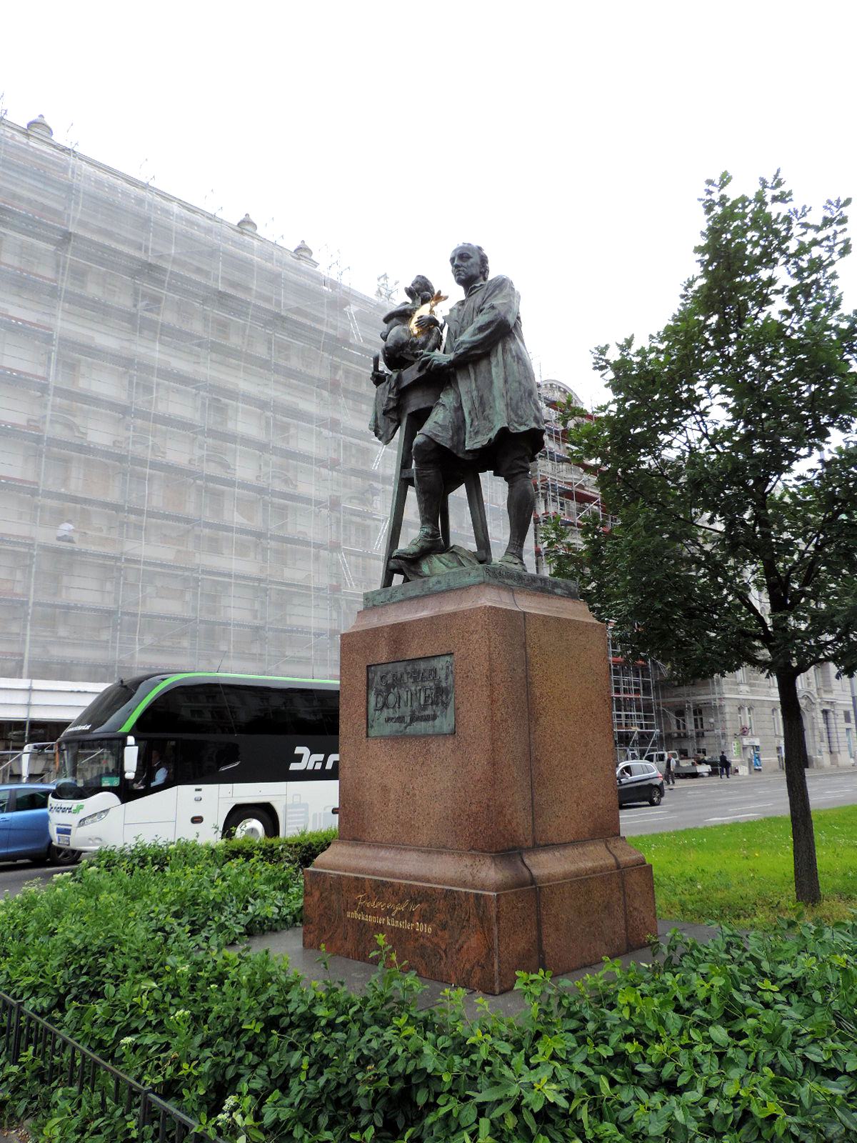 Statue of Georg Rafael Donner - Vienna