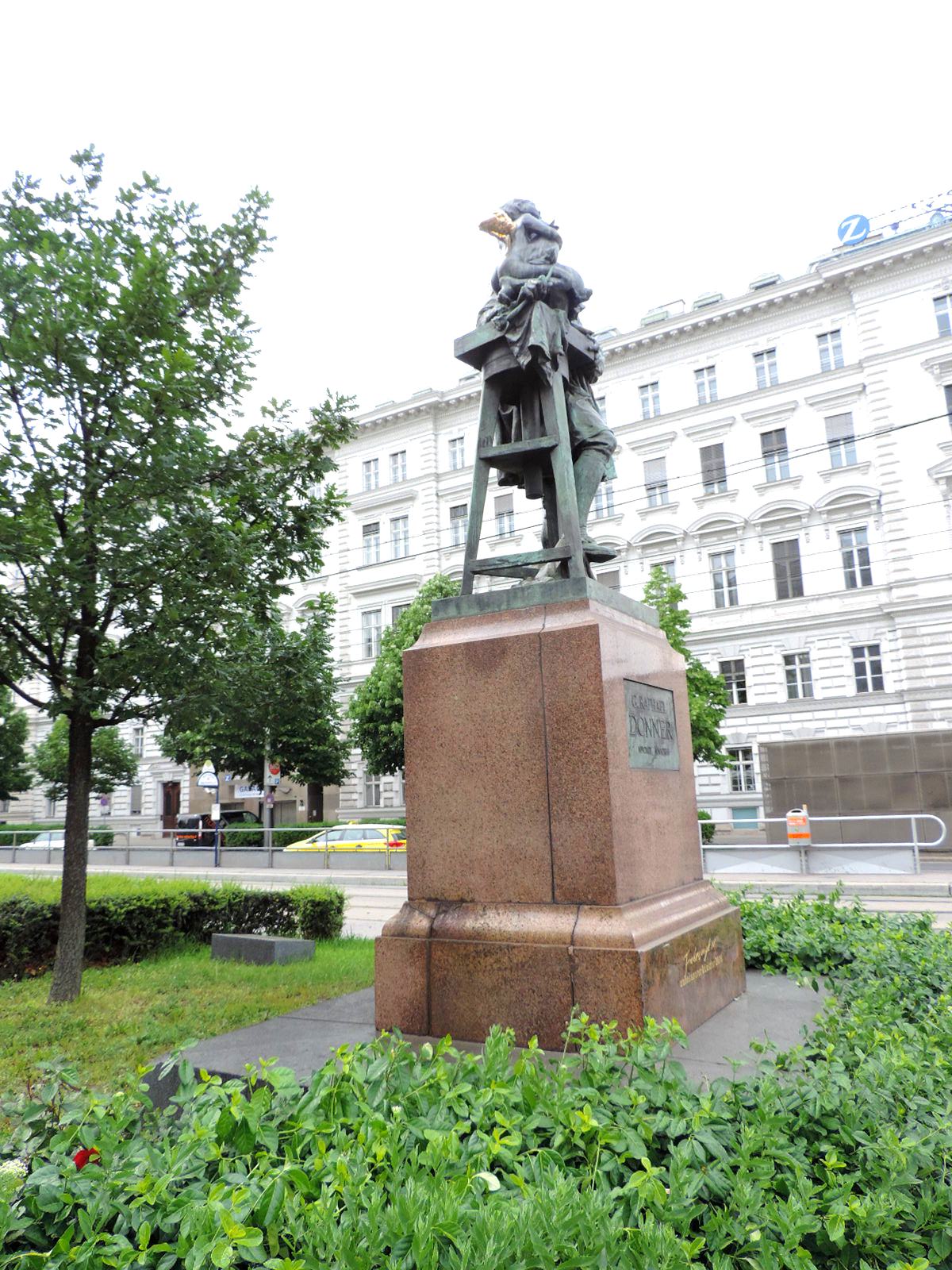 Statue of Georg Rafael Donner - Vienna