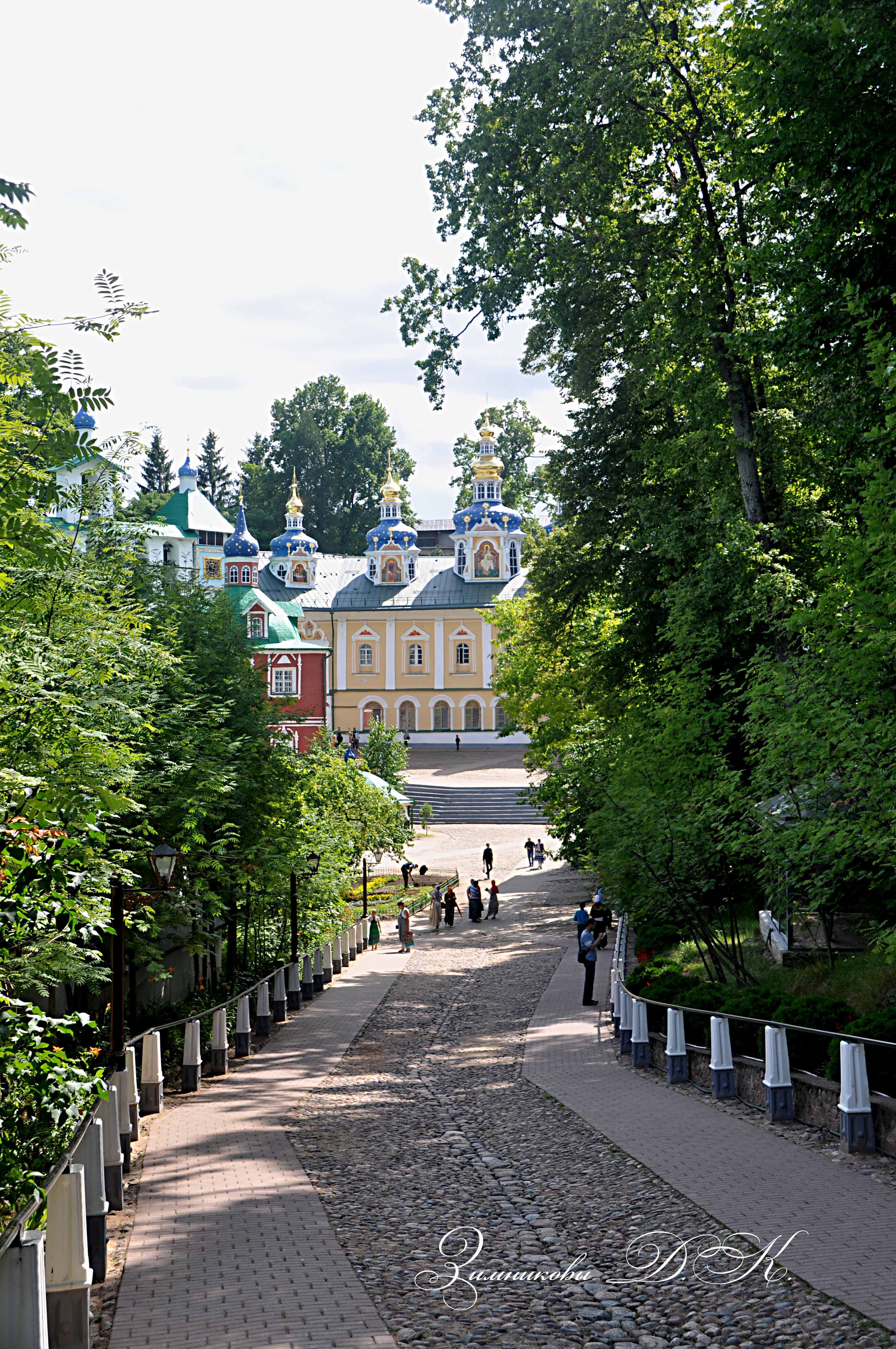 Pskov Dormition Monastery of the Caves (Pskovo-Pechorskiy Monastery ...