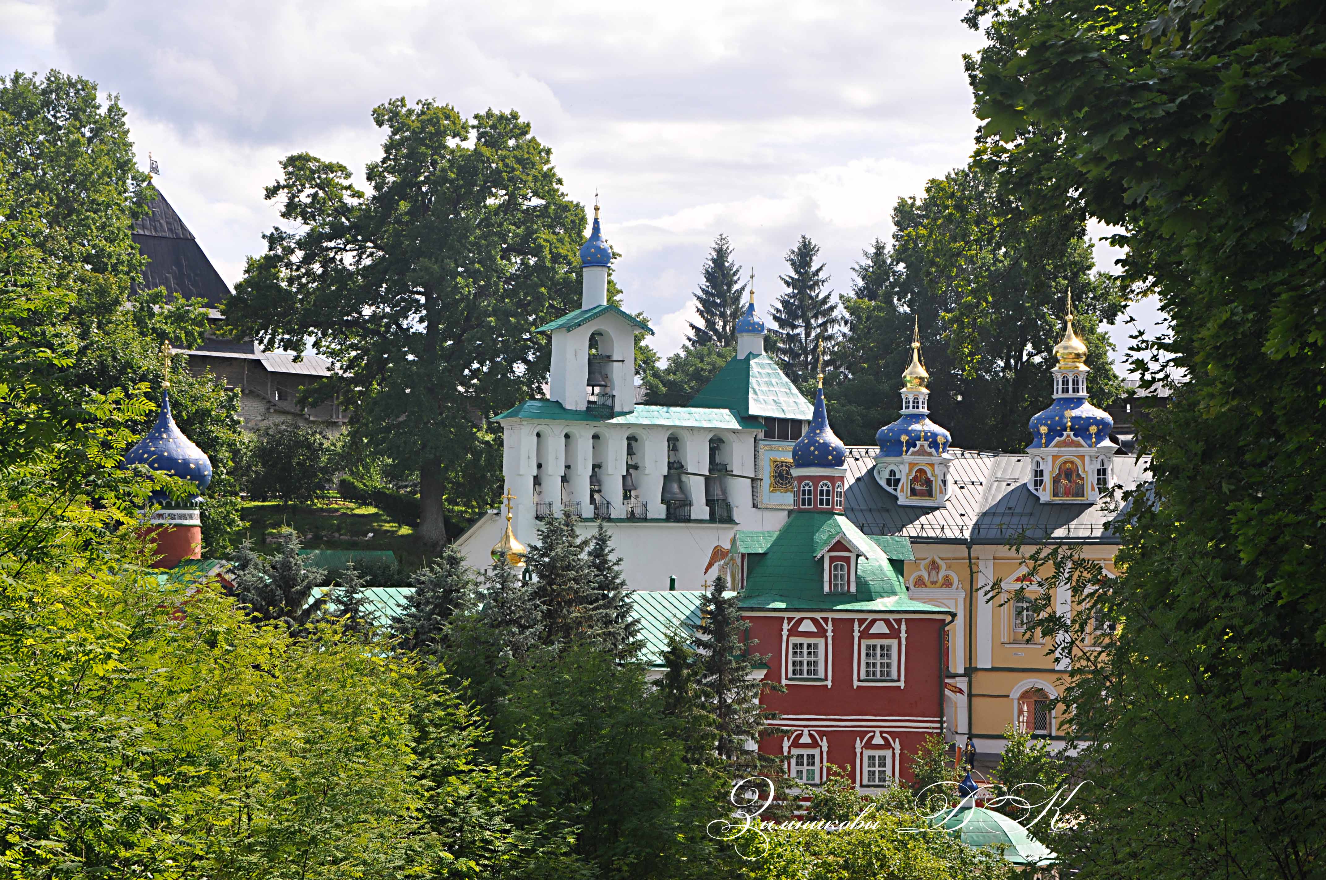 Pskov Dormition Monastery of the Caves (Pskovo-Pechorskiy Monastery ...