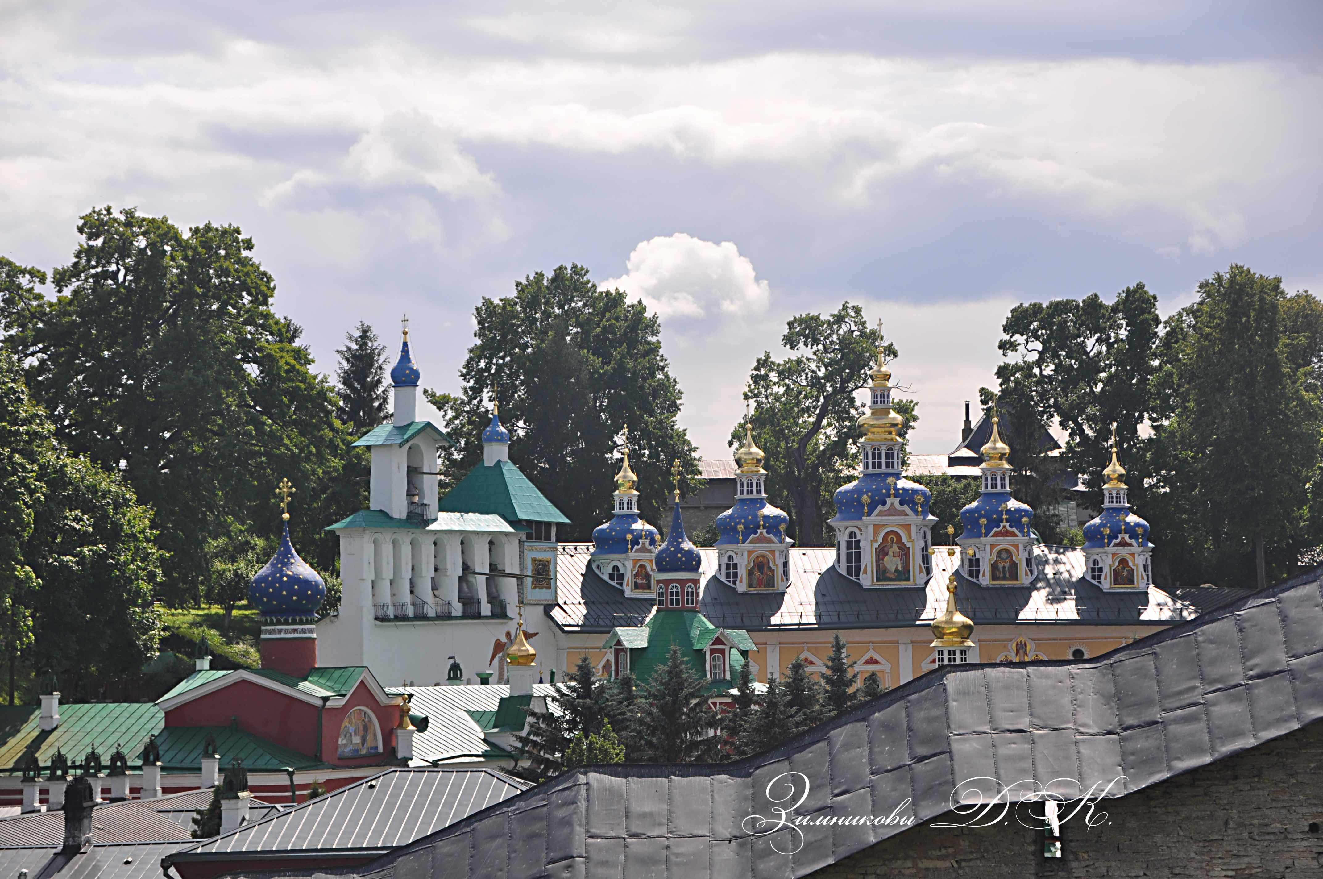 Pskov Dormition Monastery of the Caves (Pskovo-Pechorskiy Monastery ...