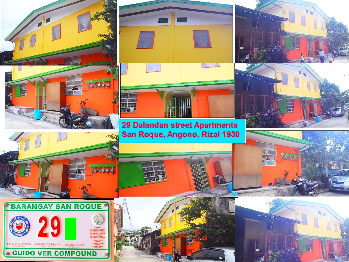 Dalandanan 2Storey 4 door Residential Apartment - Angono