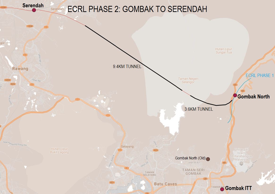 MALAYSIA RAIL LINK (MRL) - EAST COAST RAIL LINK (ECRL) | 665 km | 1,435 ...