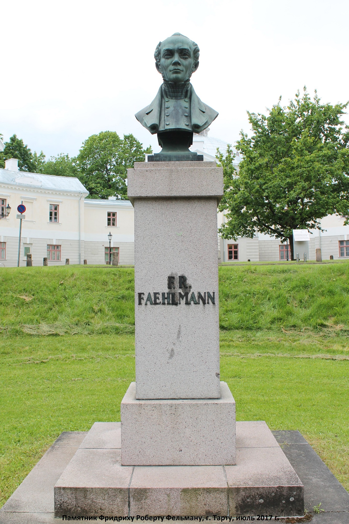 Monument to co-founder of the Learned Estonian Society at University of ...