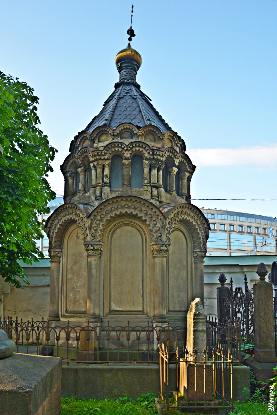 Crypt of Russian imperial statesman of the 19th century Mikhail ...