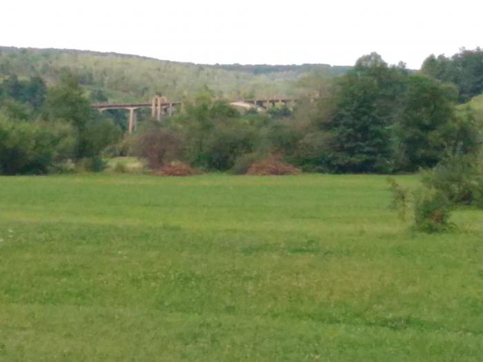 Zileinski viaduct over Cigány valley (named big Sinka/Hosszú walley ...