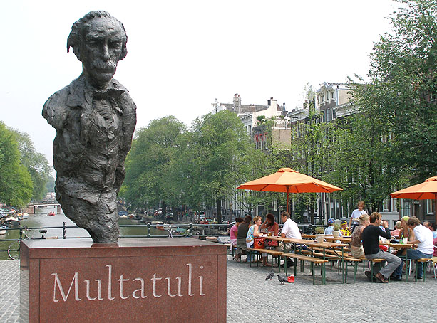 Statue of Multatuli - Amsterdam | interesting place