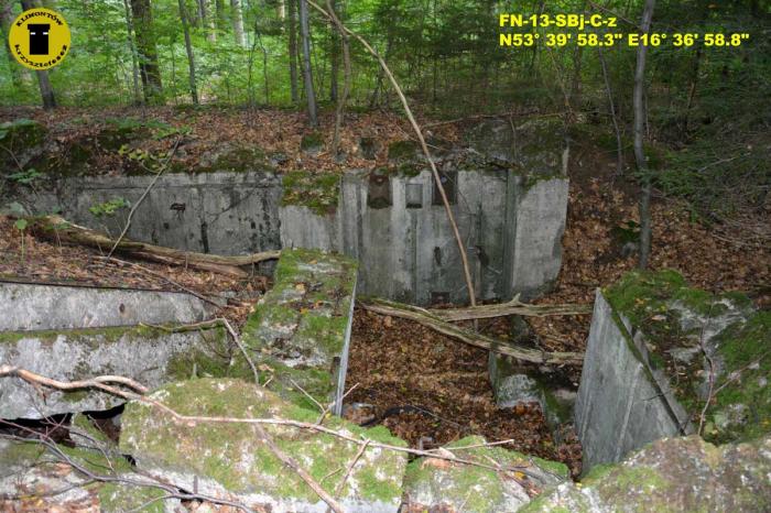 Schron bojowy FN-13 / Pozycja pomorska – Pommernstellung | II wojna ...