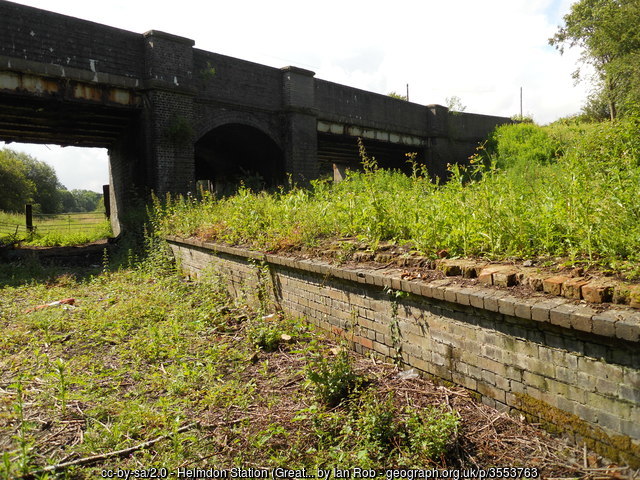 Helmdon Station Platform