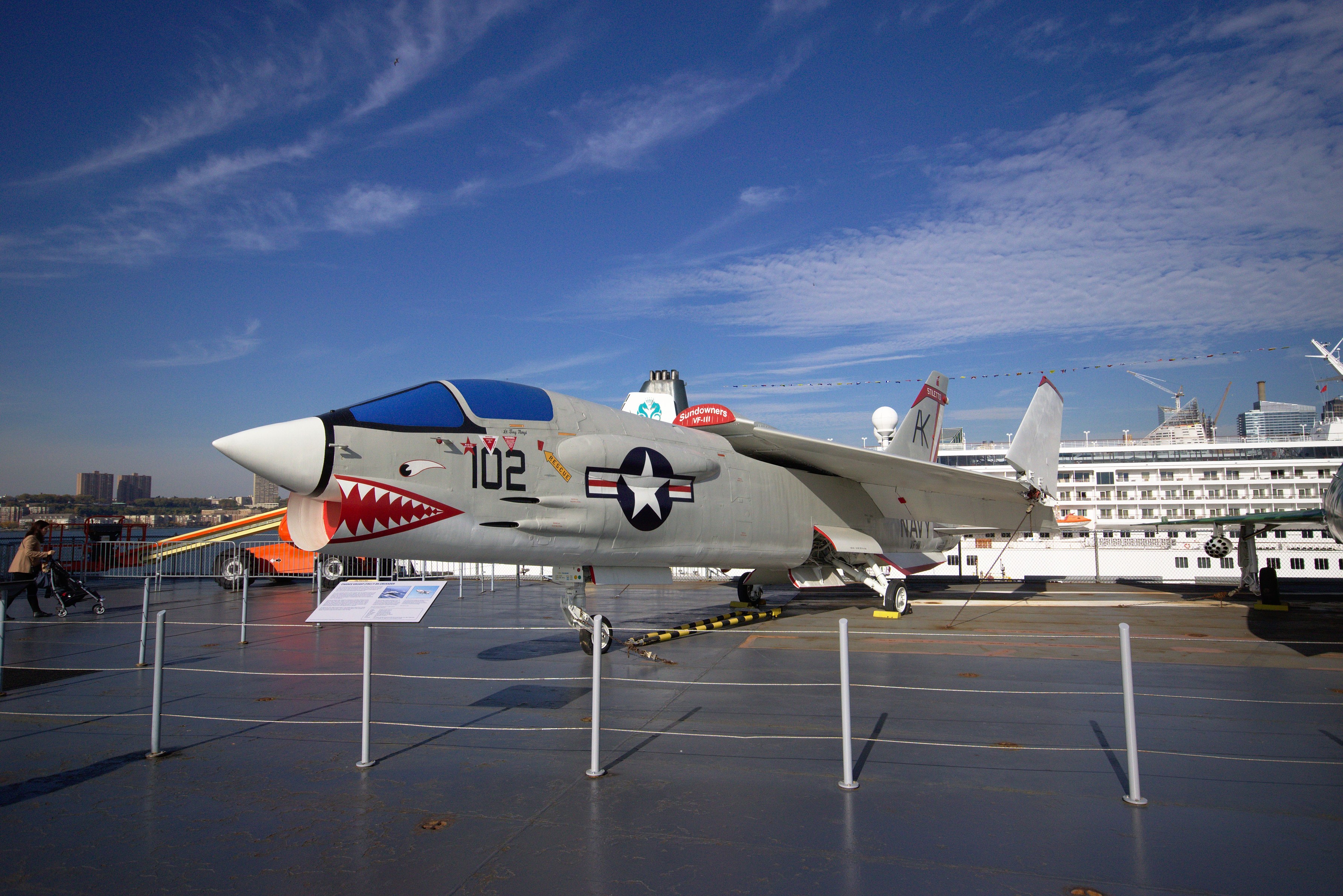 Chance Vought (F8U) F-8K Crusader | aircraft on display