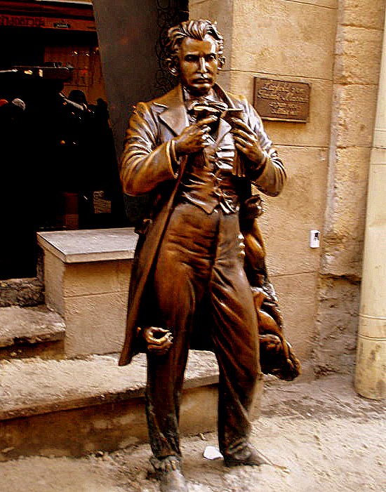 Monument to Leopold von Sacher-Masoch - Lviv