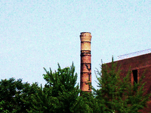 The famous Vitagraph smokestack